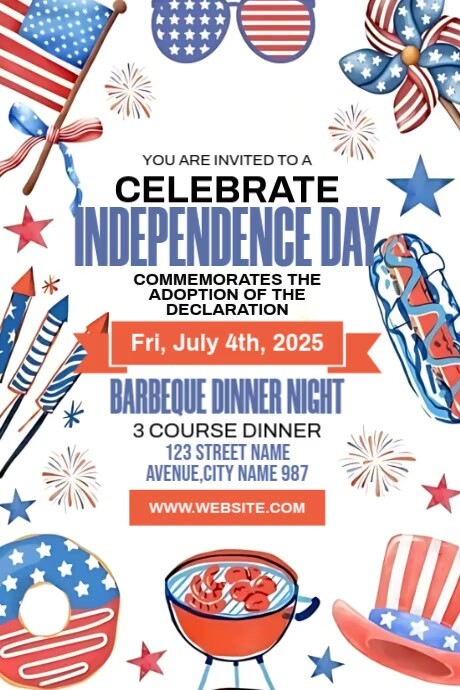 USA Independence Day Template | PosterMyWall