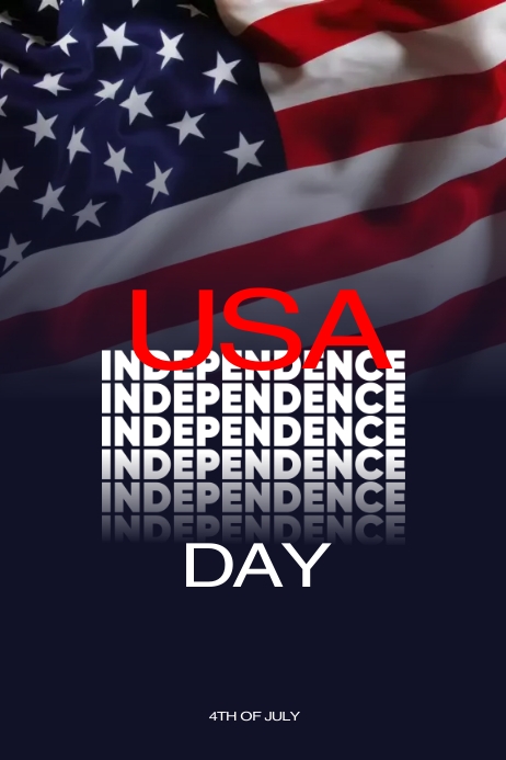 USA Independence Day Poster Template | PosterMyWall