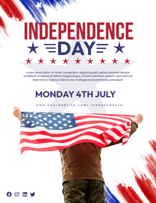 USA Independence Flyers Template | PosterMyWall