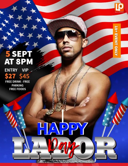USA Labor Day Events Template | PosterMyWall