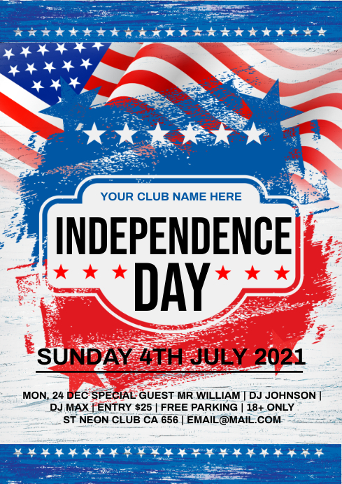 4th of July Template | PosterMyWall