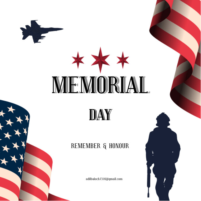 USA memorial day Template | PosterMyWall