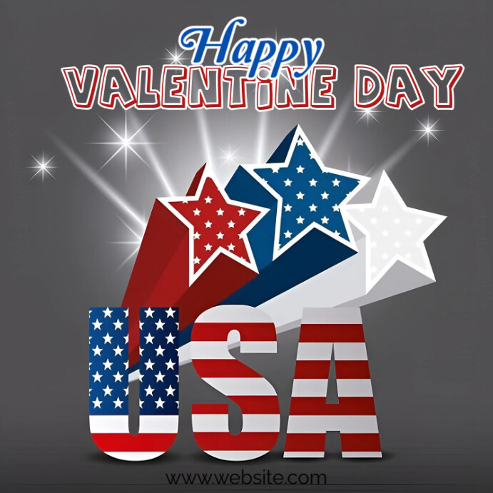 USA valantine Template | PosterMyWall