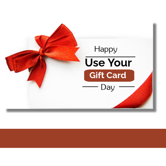 use your gift card day Template | PosterMyWall