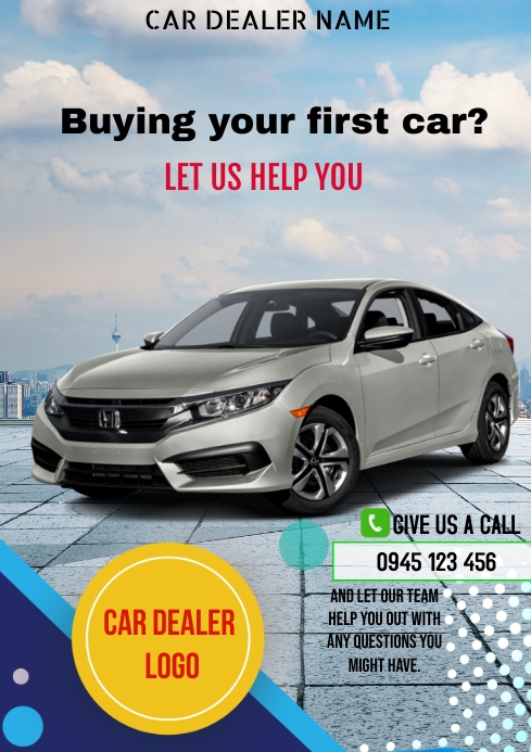 USED CAR DEALER Template | PosterMyWall