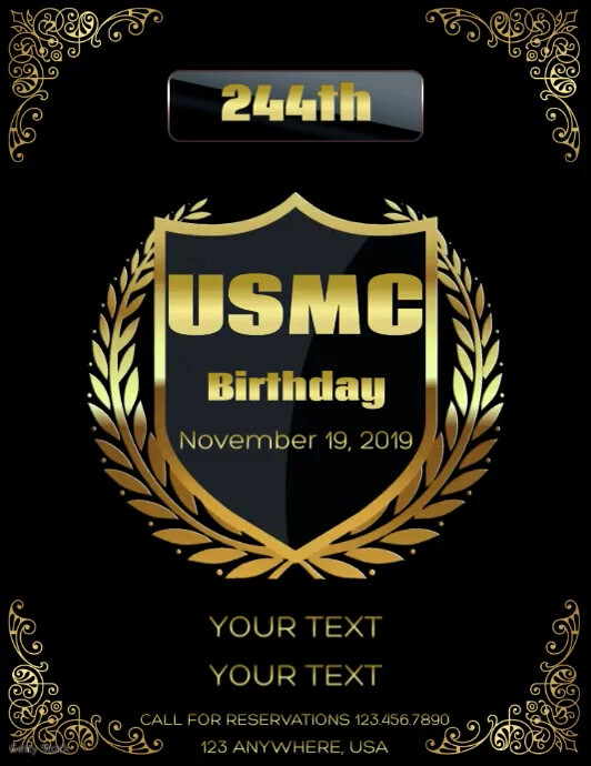 usmc Template | PosterMyWall
