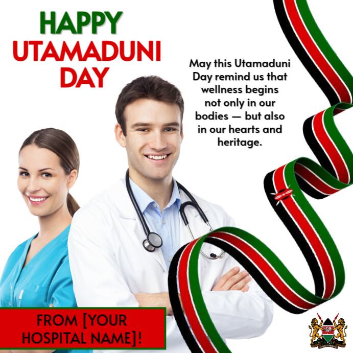 Modèle Utamaduni Day Flyer From Hospitals | PosterMyWall