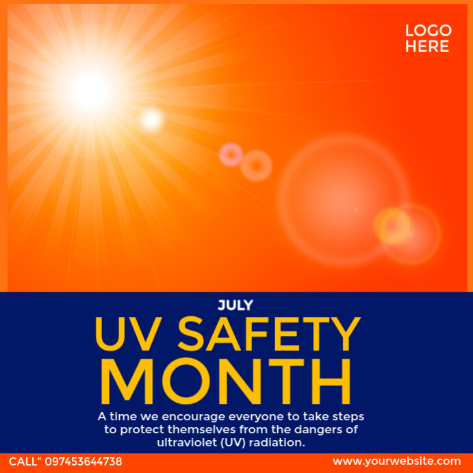 UV Safety Month Template | PosterMyWall