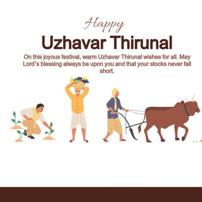 Uzhavar Thirunal Template | PosterMyWall