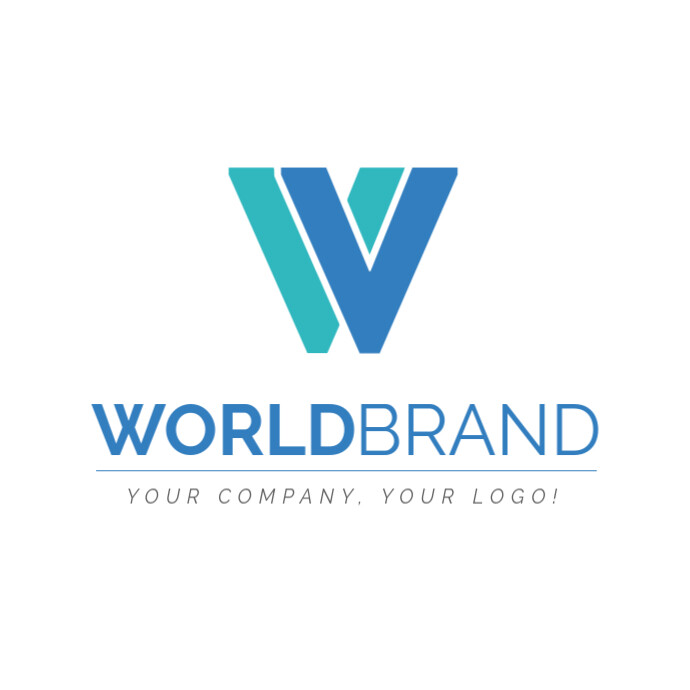 Plantilla de V and W letter logo design template | PosterMyWall