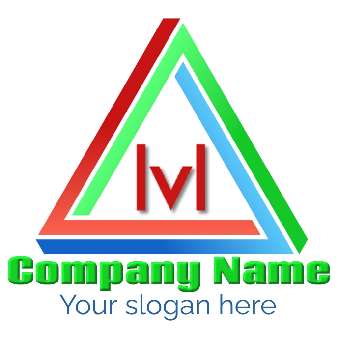 V Brand logo/ lvllogo/ triangle logo Template | PosterMyWall