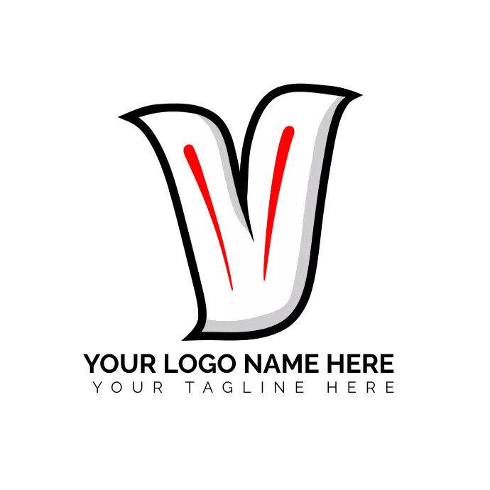 V Logo Template | PosterMyWall