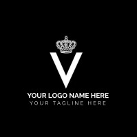 V BRAND LOGO Template | PosterMyWall