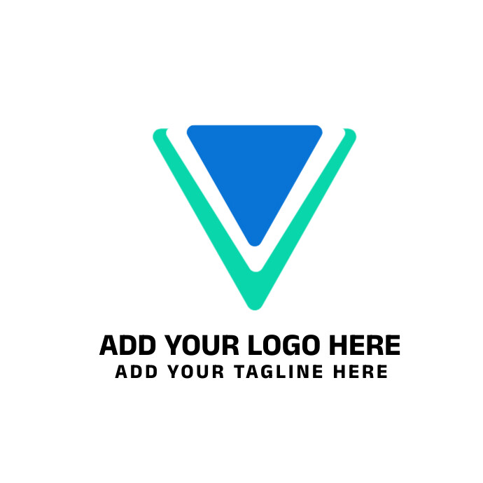 Modèle V-shaped-corporates-company-logo-design-templ | PosterMyWall