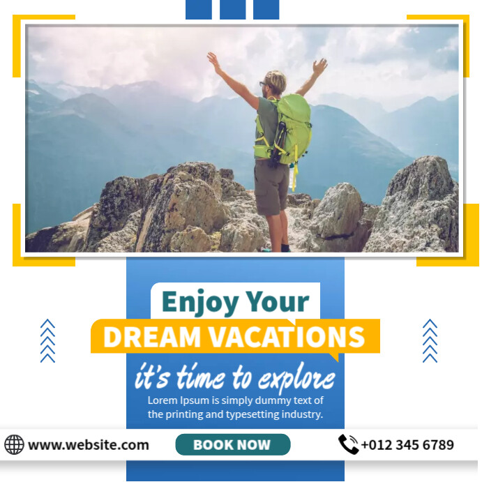 Plantilla de Vacation Ads | PosterMyWall