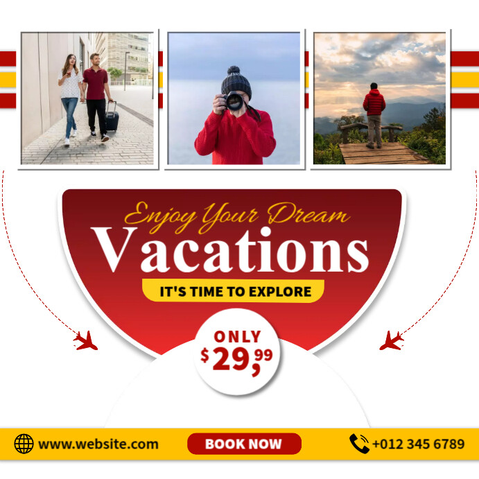 Vacation Ads Template | PosterMyWall