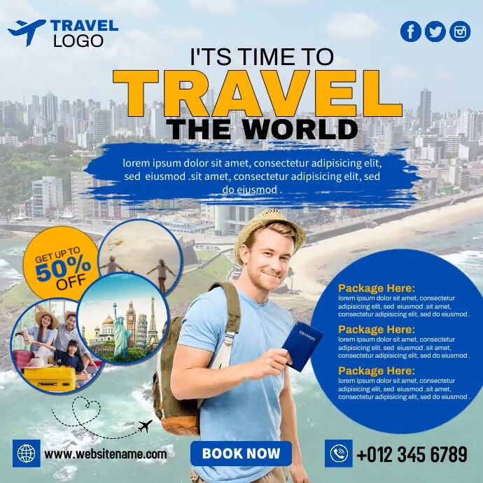 Vacation Ads Template | PosterMyWall
