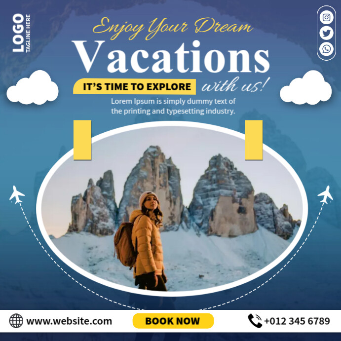 Vacation Ads Template | PosterMyWall