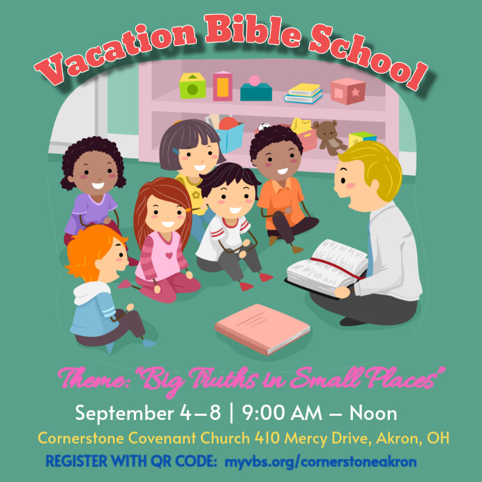Copy of Vacation Bible School Flyer | PosterMyWall