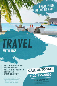Maldives Travel Flyer Template | PosterMyWall