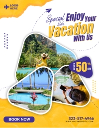 Travel Holiday Ads Template | PosterMyWall