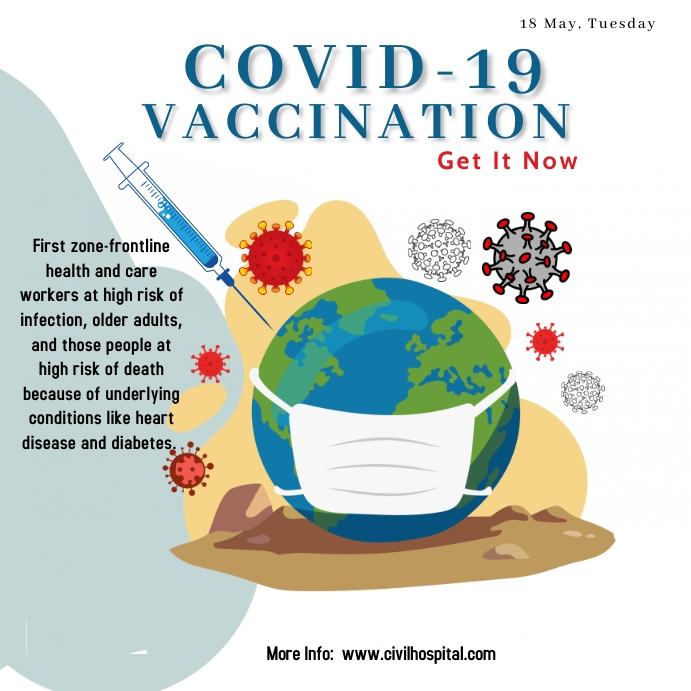 Vaccination Day Template | PosterMyWall
