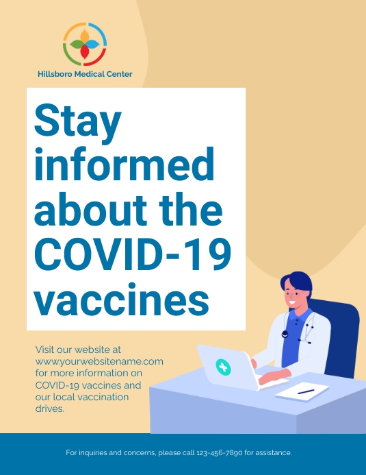 Vaccine Information Health Flyer Template | PosterMyWall