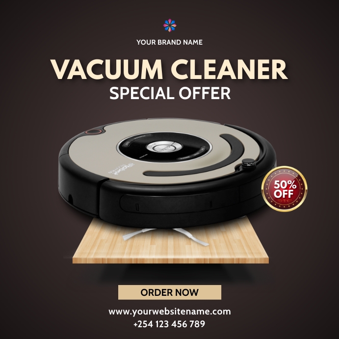 Copy of vacuum cleaner electronics gadgets flyer | PosterMyWall