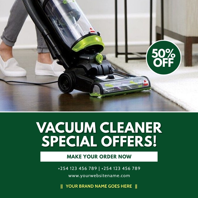 Copy of vacuum cleaner electronics gadgets sale flyer | PosterMyWall