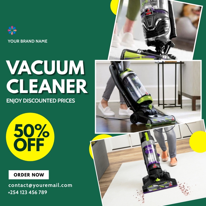 vacuum cleaner electronics gadgets sale flyer Template | PosterMyWall