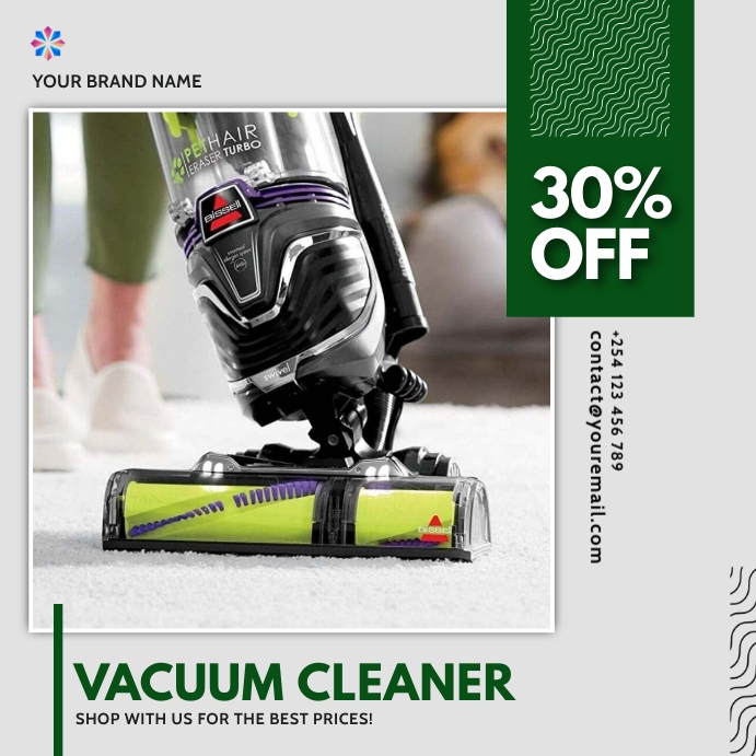 vacuum cleaner electronics gadgets sale flyer Template | PosterMyWall