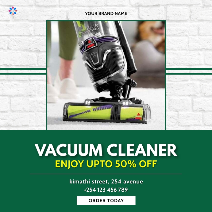 vacuum cleaner electronics gadgets sale flyer Template | PosterMyWall