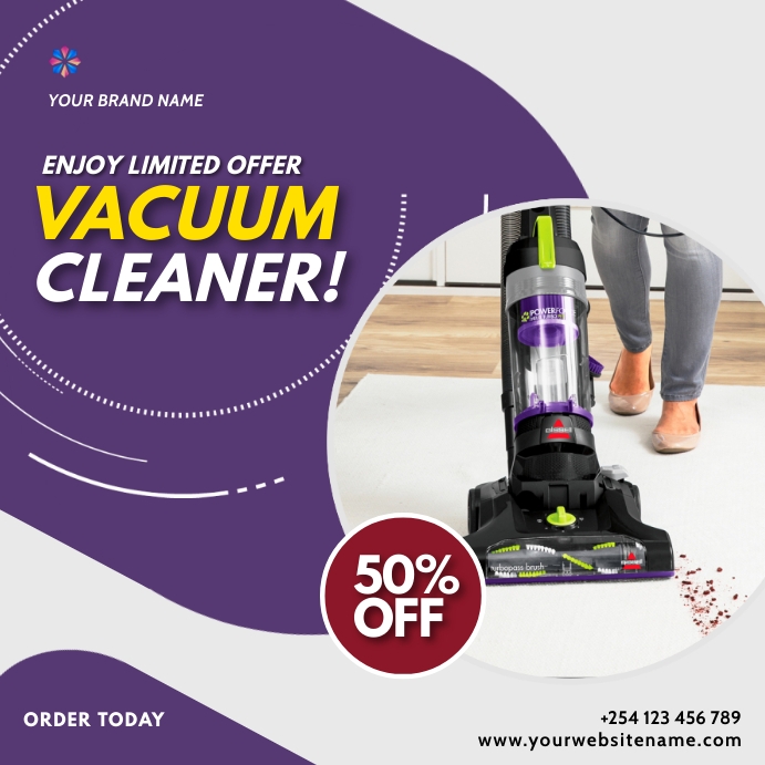 vacuum cleaner electronics gadgets sale flyer Template | PosterMyWall