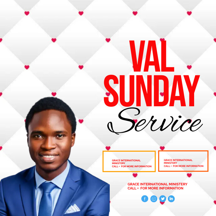 VAL AND LOVE SERVICE Template | PosterMyWall