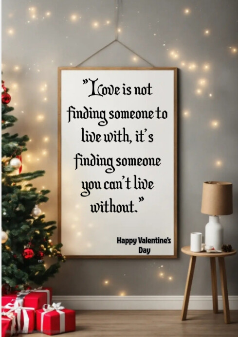 Valentine's day love quotes Template | PosterMyWall