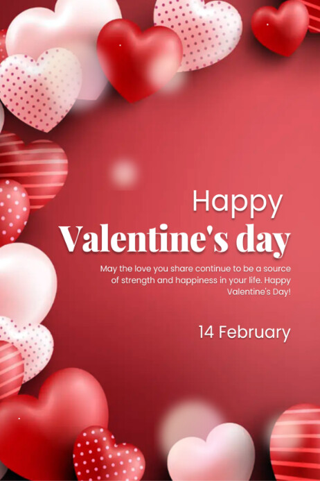 Valentine's day poster Template | PosterMyWall