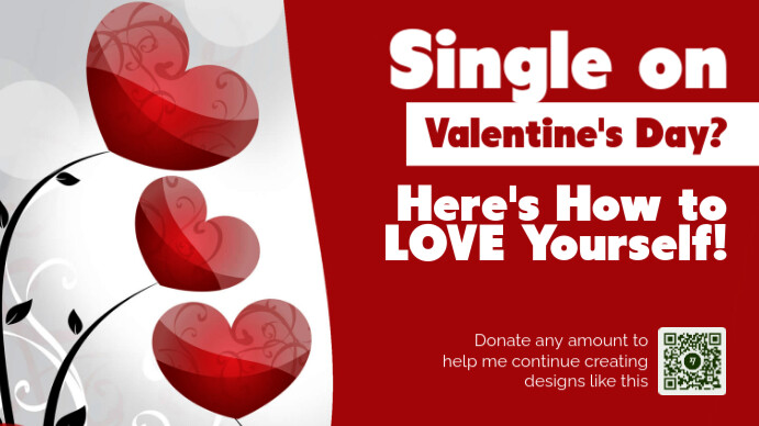 valentine's day youtube thumbnail Template | PosterMyWall