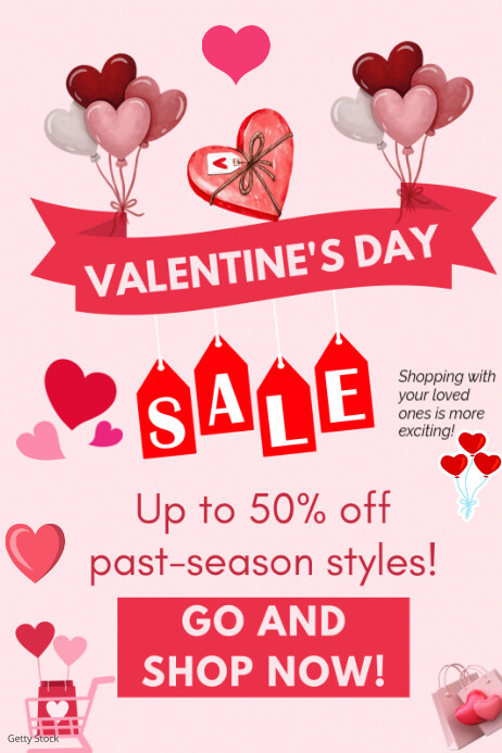 Valentine’s SALE! Template | PosterMyWall