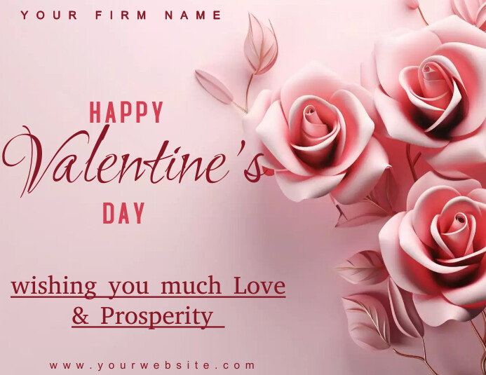 Plantilla de Valentine’s wish card | PosterMyWall