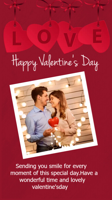 Valentine's Card Template | PosterMyWall