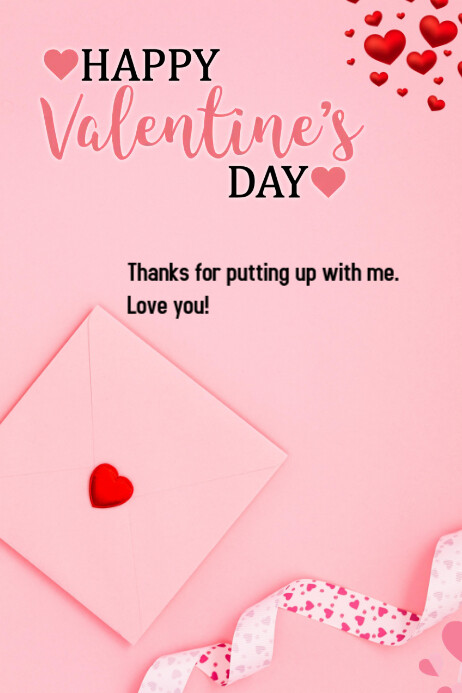 Valentine's Card Template | PosterMyWall