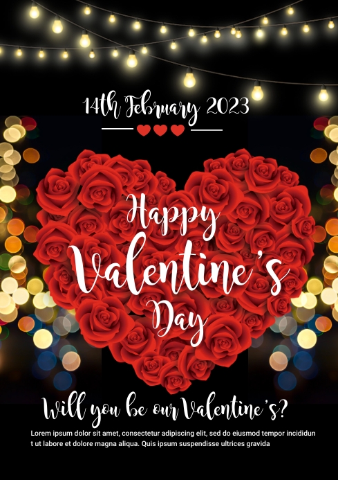Valentine's Card Template | PosterMyWall