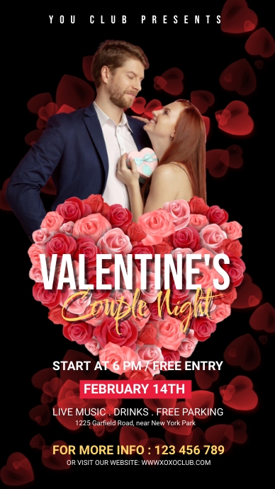 Copy of Valentine's Couple Night | PosterMyWall