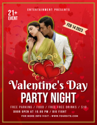 Valentine flyer Template | PosterMyWall