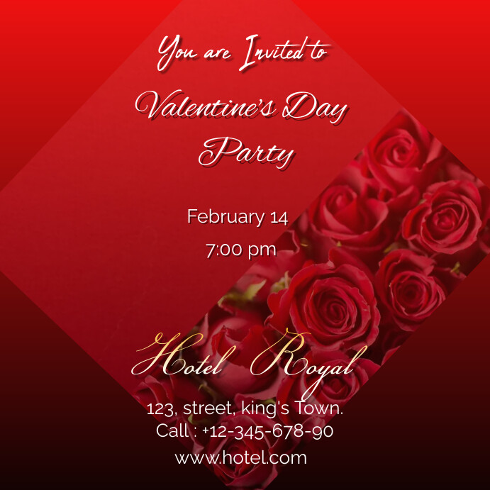 valentine's day 2024 february 14 Template | PosterMyWall