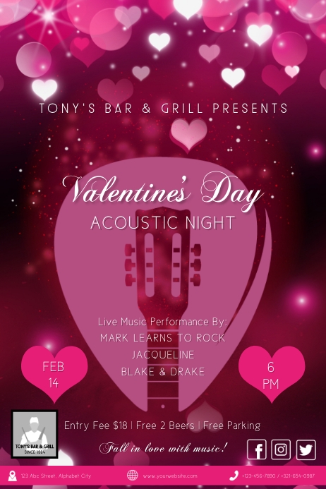 Acoustic Night Template | PosterMyWall