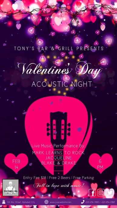 Acoustic Night Template | PosterMyWall