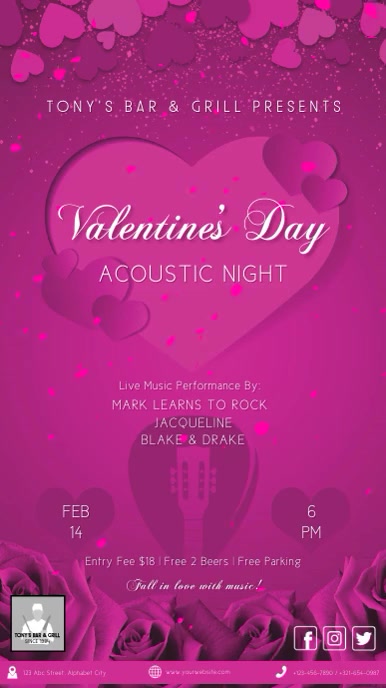 Acoustic Night Template | PosterMyWall