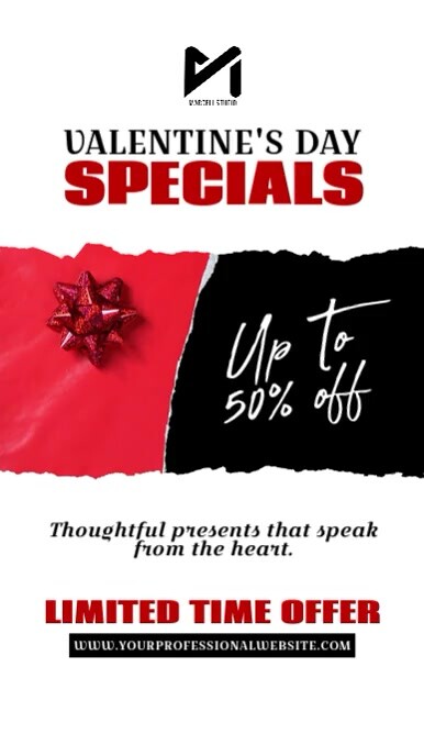 Valentine's Day Ad Template | PosterMyWall