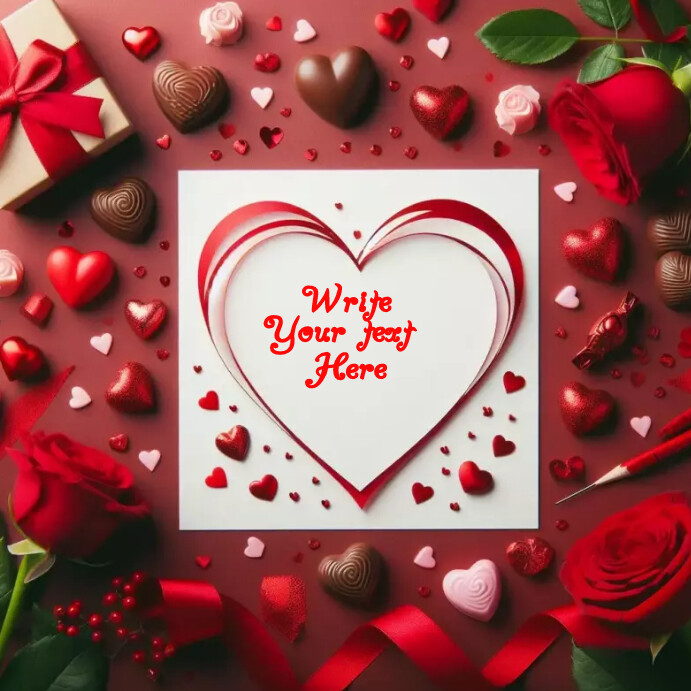 Valentine's day and love card template | PosterMyWall